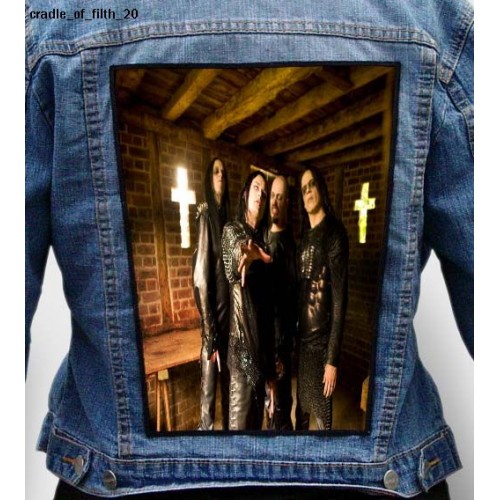 Cradle Of Filth 20 - Photo Quality Printed Back Patch - King Of Patches