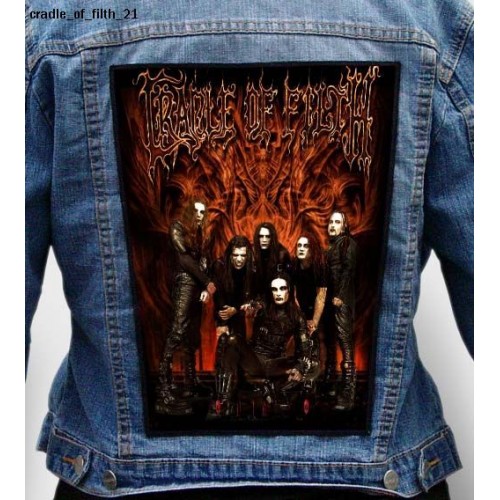 Cradle Of Filth 21 - Photo Quality Printed Back Patch - King Of Patches