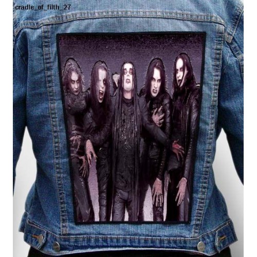 Cradle Of Filth 27 - Photo Quality Printed Back Patch - King Of Patches