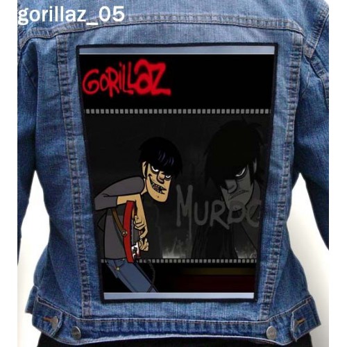 Gorillaz 05 - Photo Quality Printed Back Patch - King Of Patches