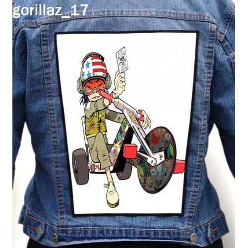 Gorillaz 17 - Photo Quality Printed Back Patch - King Of Patches