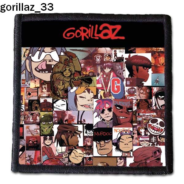 Gorillaz 33 - Small Printed Patch - King Of Patches