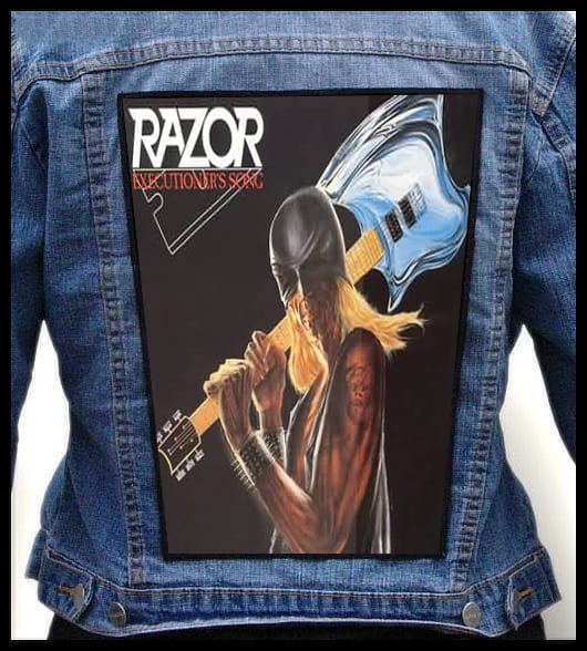 Razor Executioner's Song - Photo Quality Printed Back Patch - King Of ...