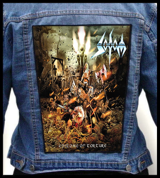 Sodom Epitome Of Torture - Photo Quality Printed Back Patch - King Of ...
