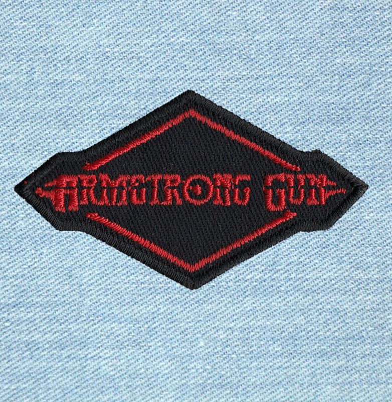 Armstrong Gun - Small Embroidery Patch - King Of Patches